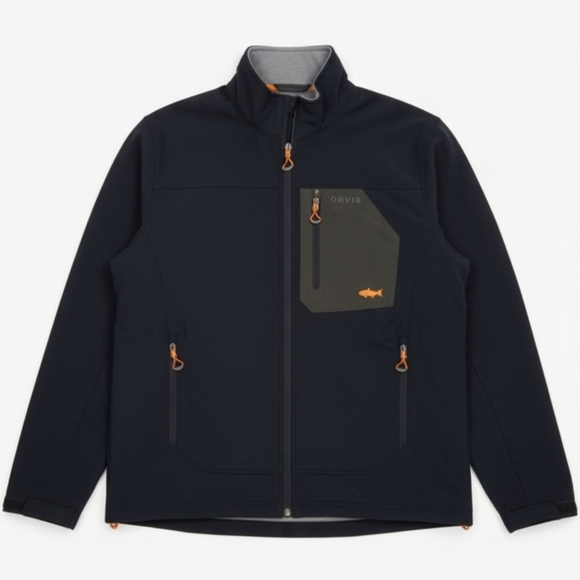 Orvis | Jackets & Coats | Orvis Mens Dark Blue And Charcoal Performance ...